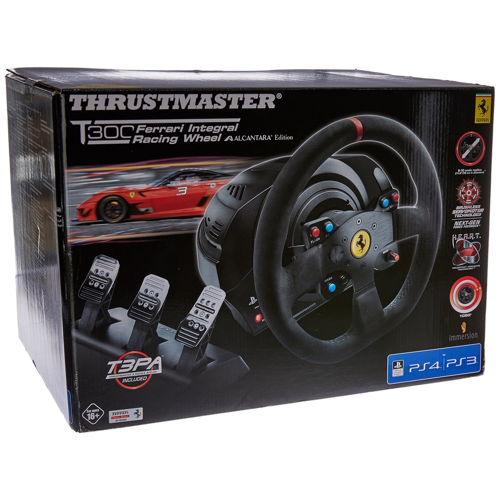 [USED] THRUSTMASTER T300 Ferrari Integral Racing Wheel Alcantara ...