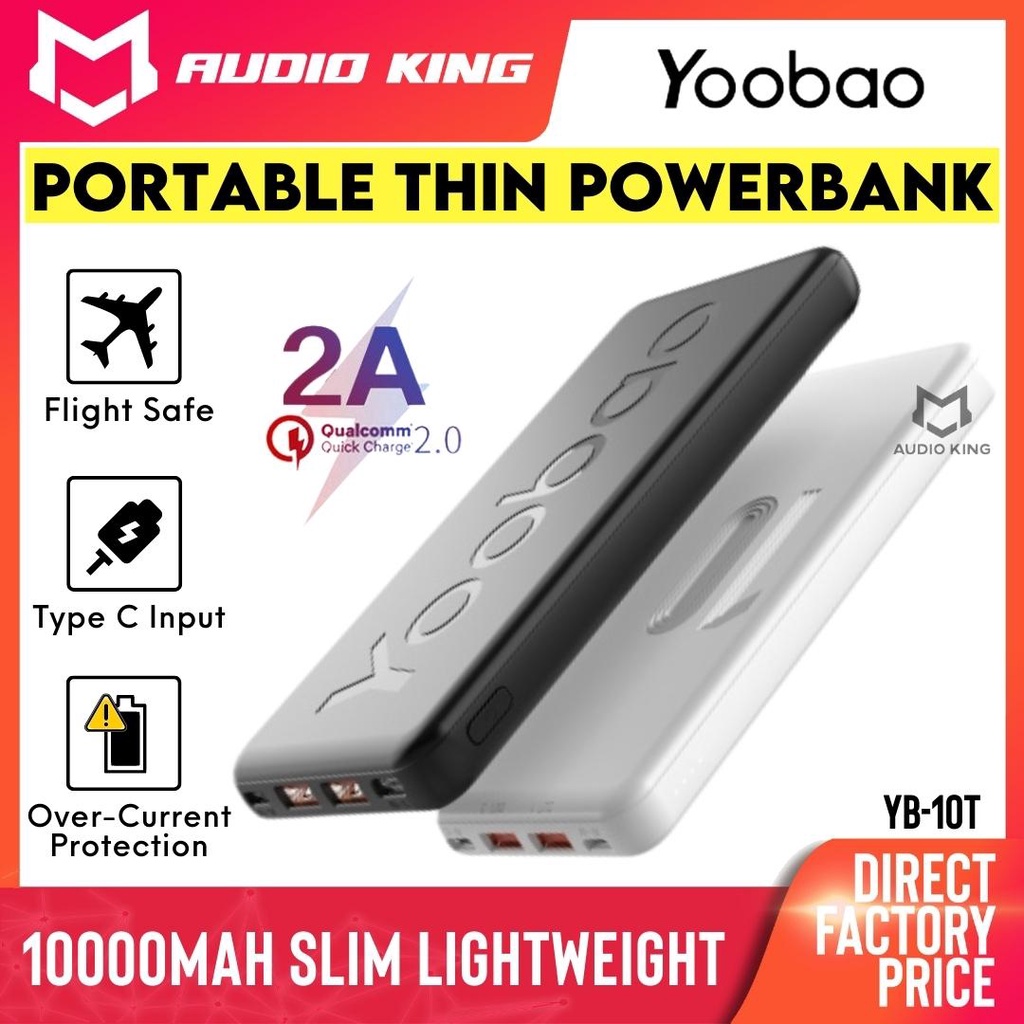 YOOBAO Powerbank Fast Charging Powerbank Mini Powerbank 10000mAh ...