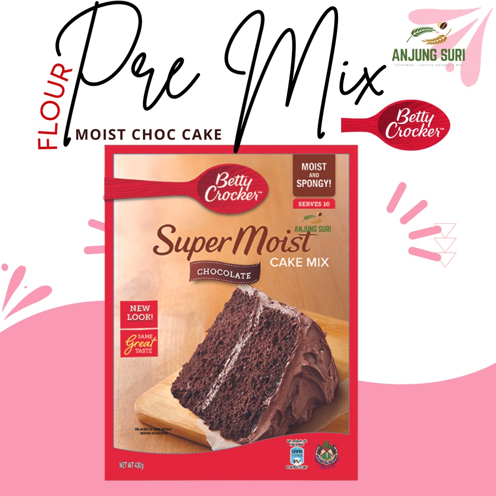 Tepung Kek Segera Betty Crocker Mix Fudge Brownies / Muffin Mix ...