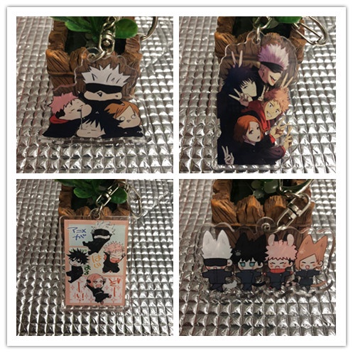 Anime Jujutsu Kaisen Yuji Itadori Kugisaki Nobara keychains Metal ...