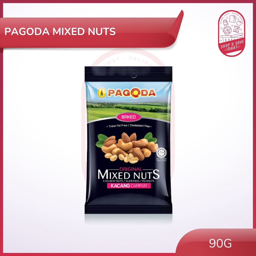 Pagoda Nuts - 90g (Flavor : Pistachios / Almonds / Cashew Nuts / Mixed ...
