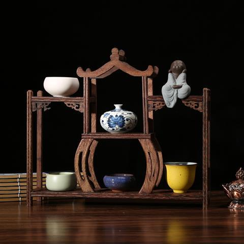 Door Frame Antique Shelf Chinese Style Small Duobao Shelf Solid Wood ...