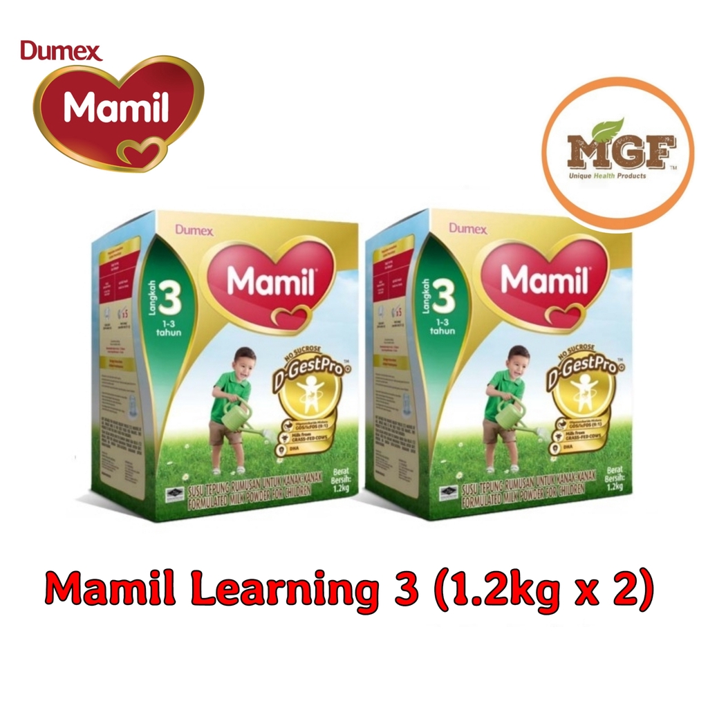 Dumex Mamil STEP 3 1.2kg x 2 (Exp:03/2025) | Shopee Malaysia