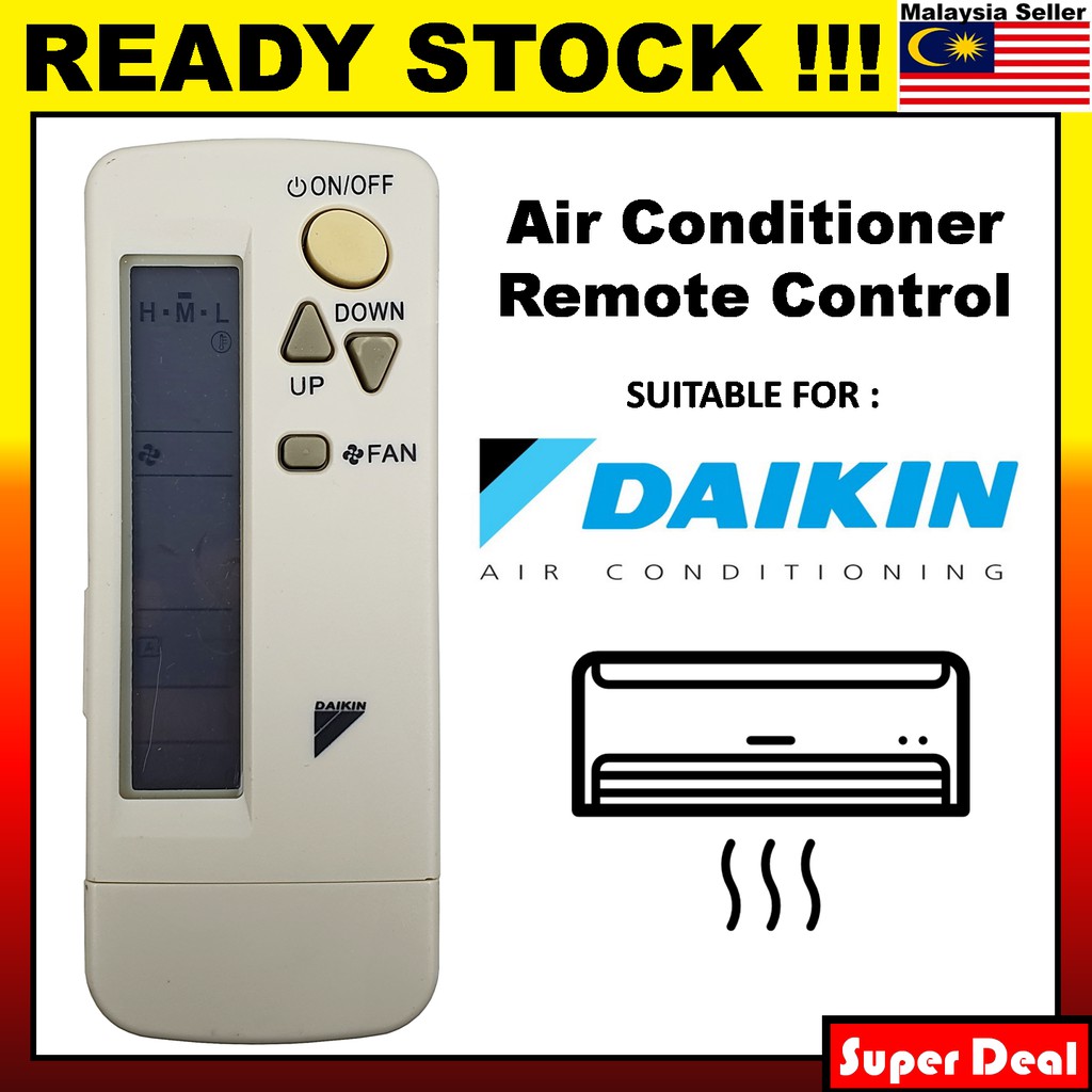 DAIKIN Air Cond Aircond Air Conditioner Remote Control Replacement ...