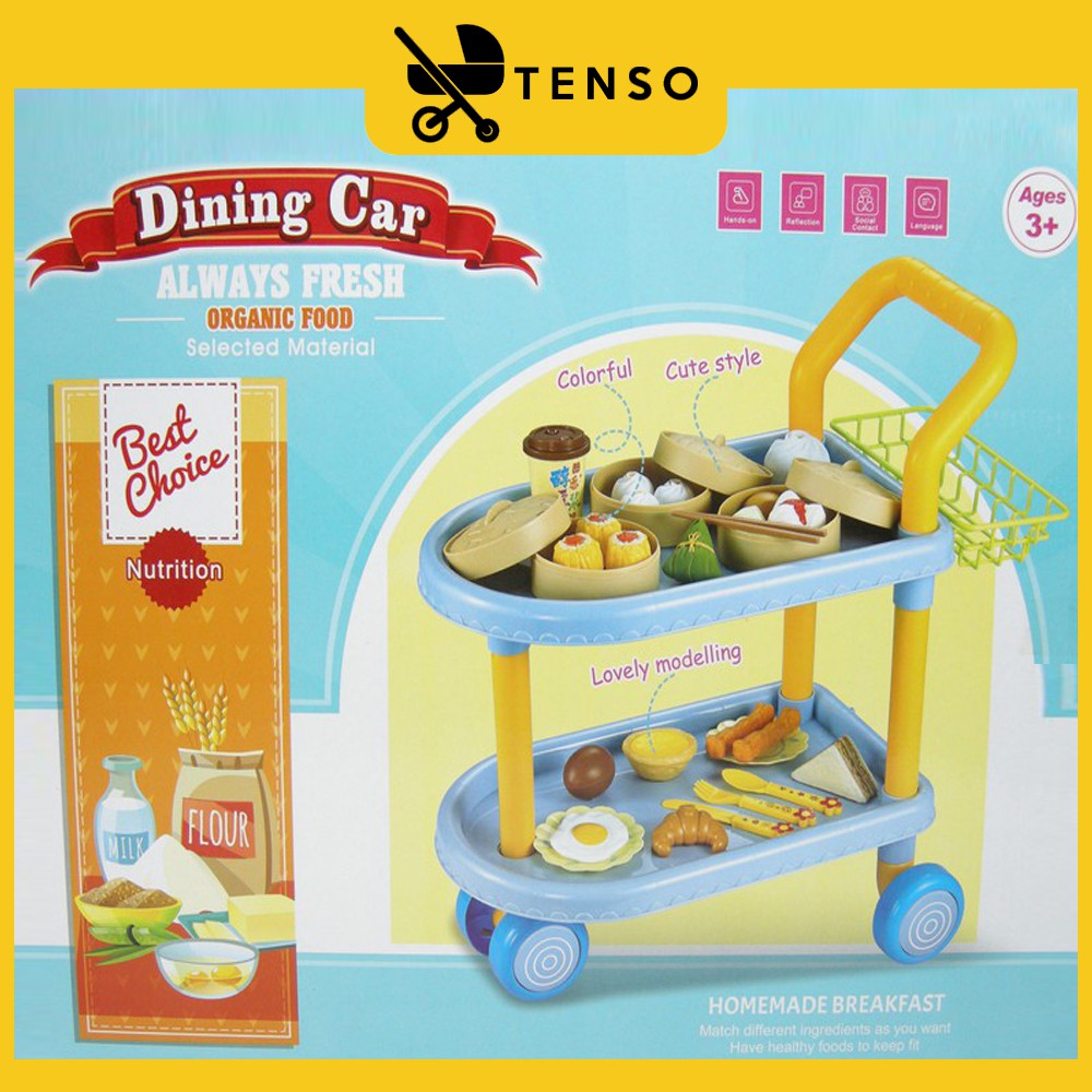 TENSO 953251 Dining Car Dimsum Cart Breakfast Trolley Best Choice ...