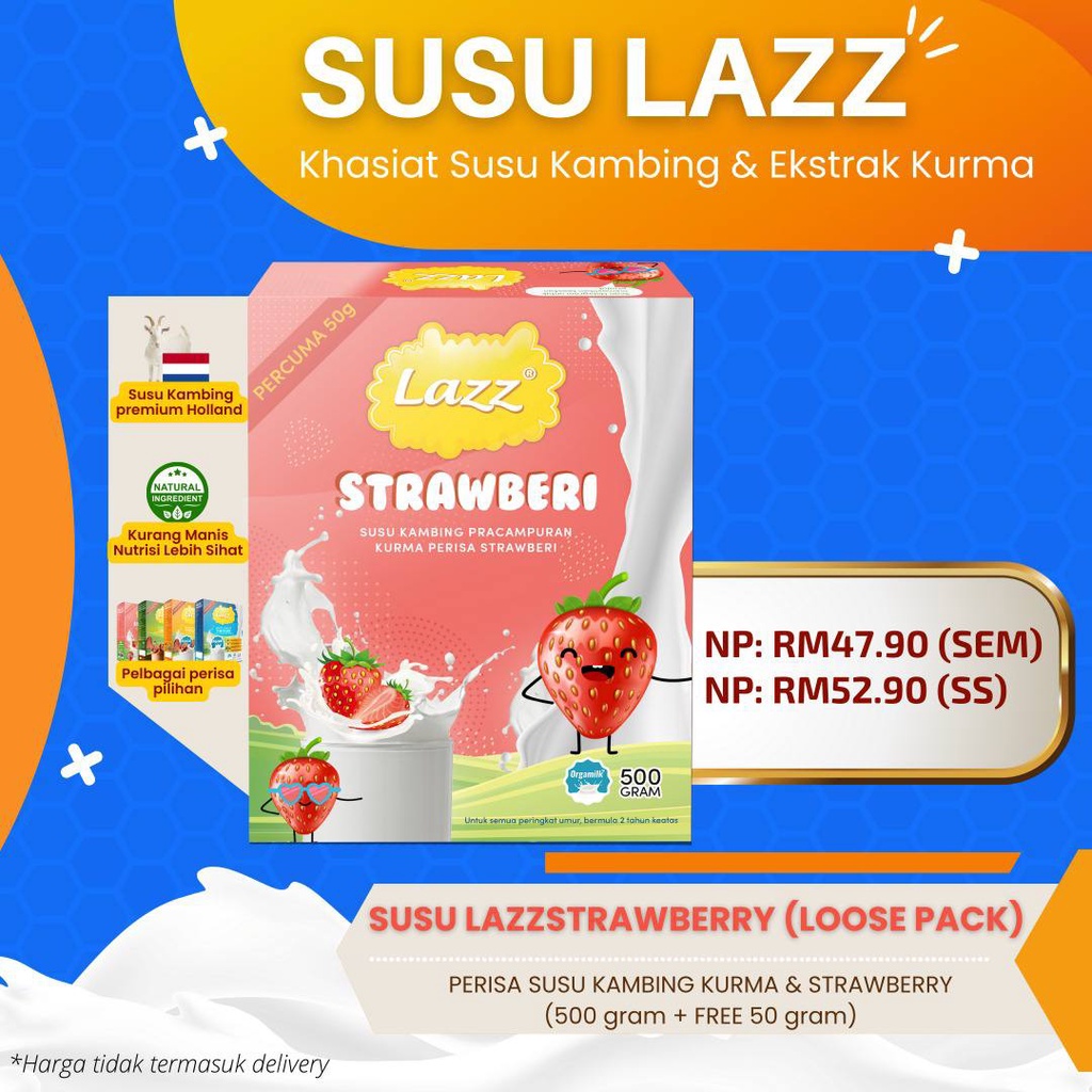 Susu Kambing Lazz / Susu Kambing Kurma / Goat Milk / Susu Coklat Choco ...