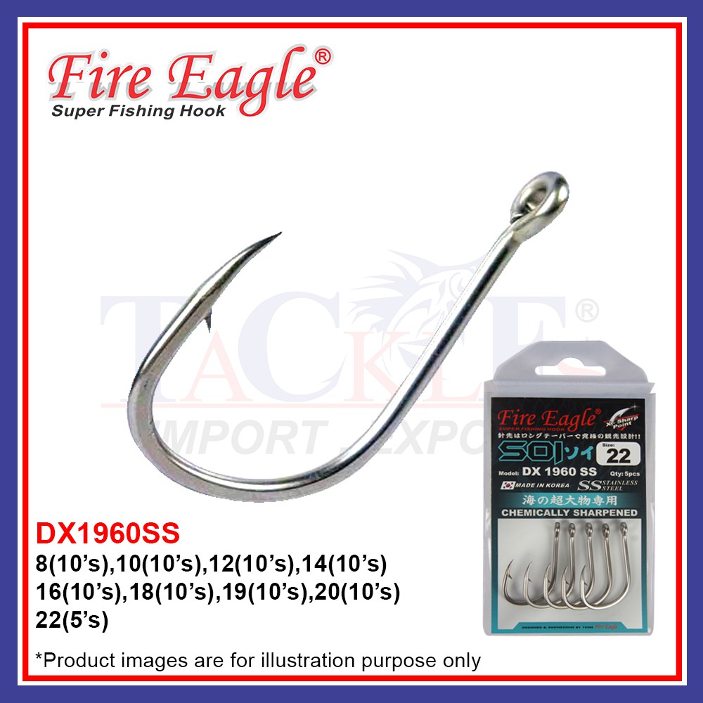 Fire Eagle SOI Hook DX 1960SS Fishing Hook Matakail Pancing Ikan ...