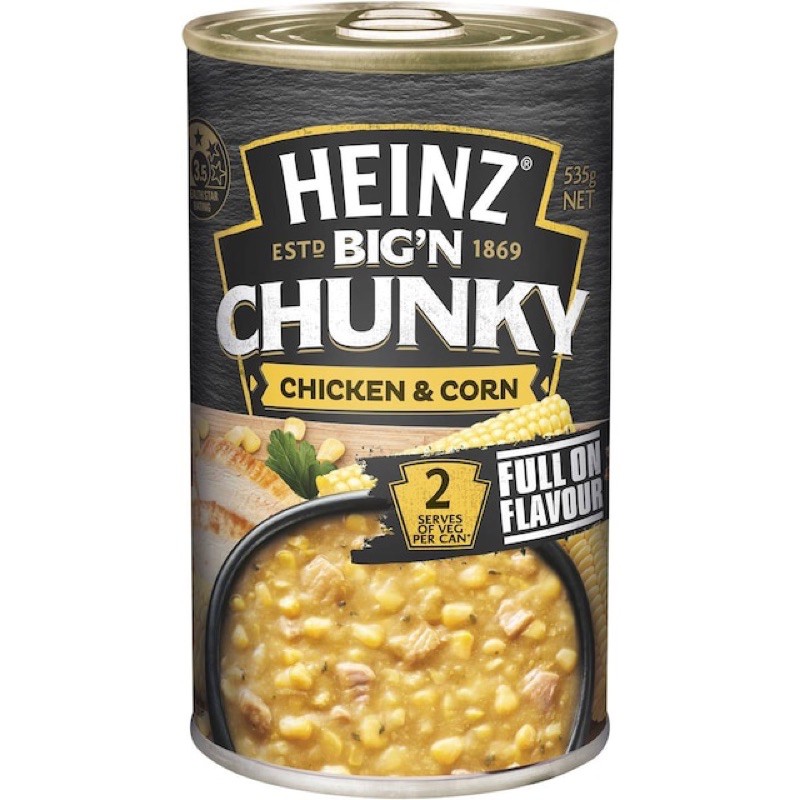 Heinz Big N Chunky Canned Soup Chicken & Corn 535g | Shopee Malaysia