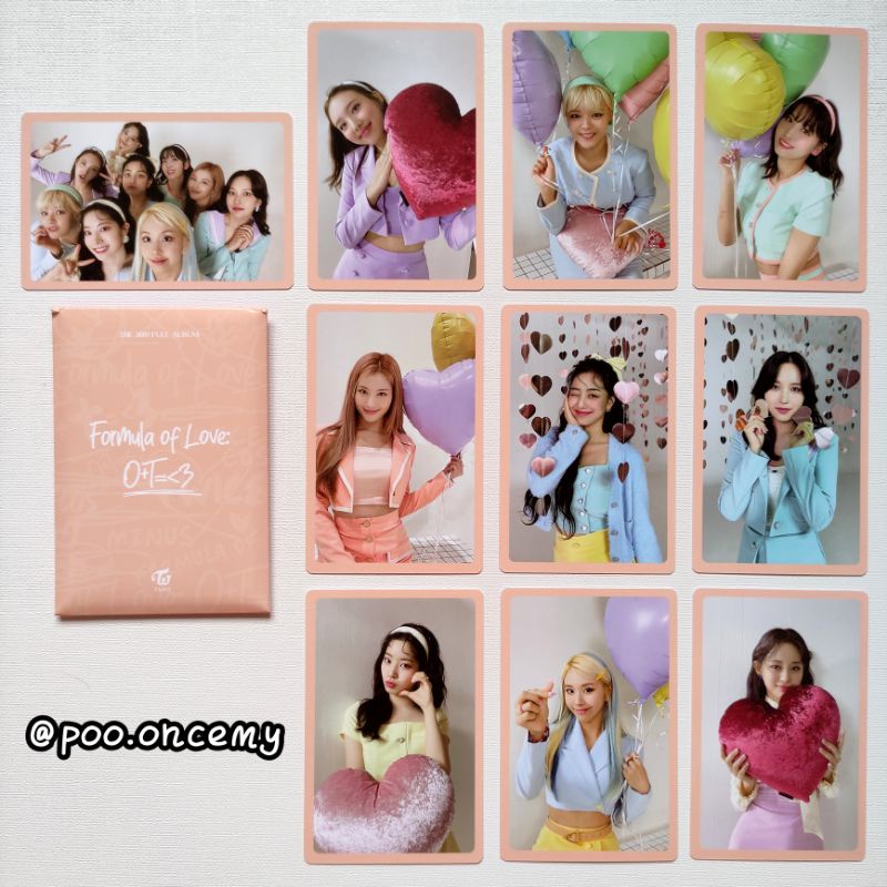 [Ready Stock] TWICE FOL Formula Of Love Full Of Love Ver POB Preorder Benefit Official ...