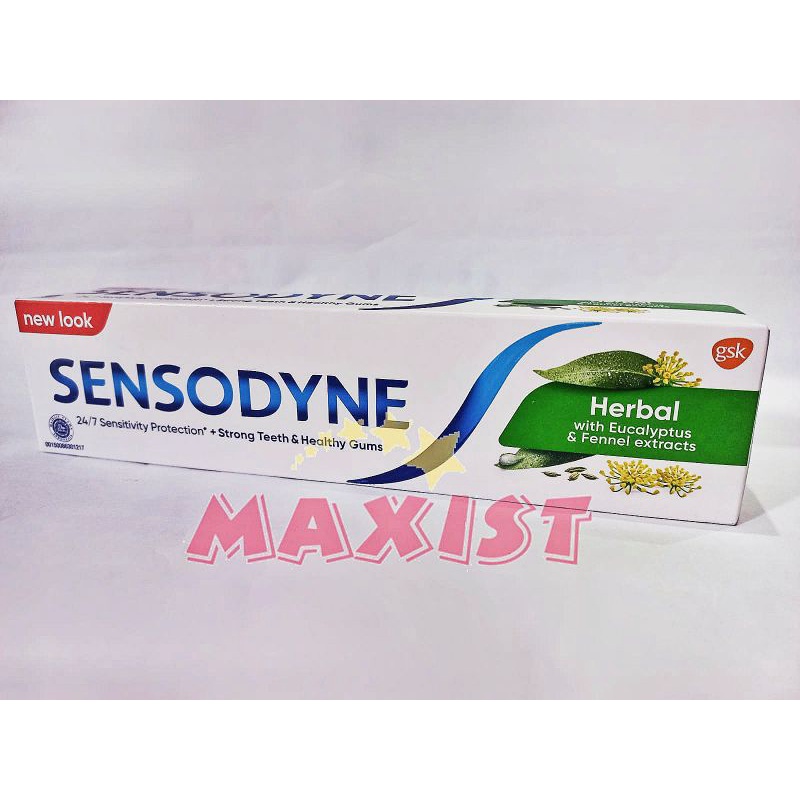 Sensodyne Herbal 100gr Sensitive Toothpaste with Herbal Extract 100g ...