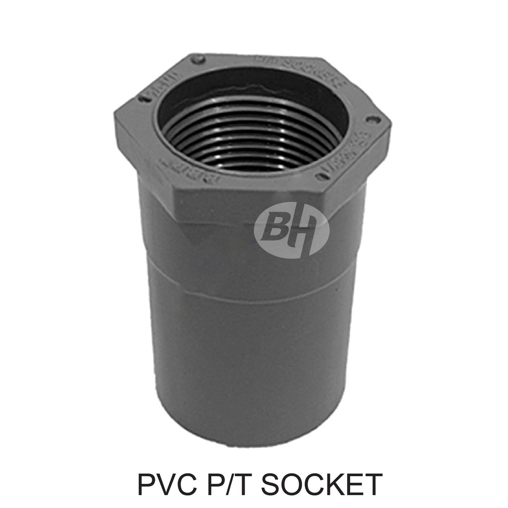 PVC FITTING 20MM - SOCKET, ELBOW, TEE, VALVE SOCKET, P/T SOCKET, P/T ...
