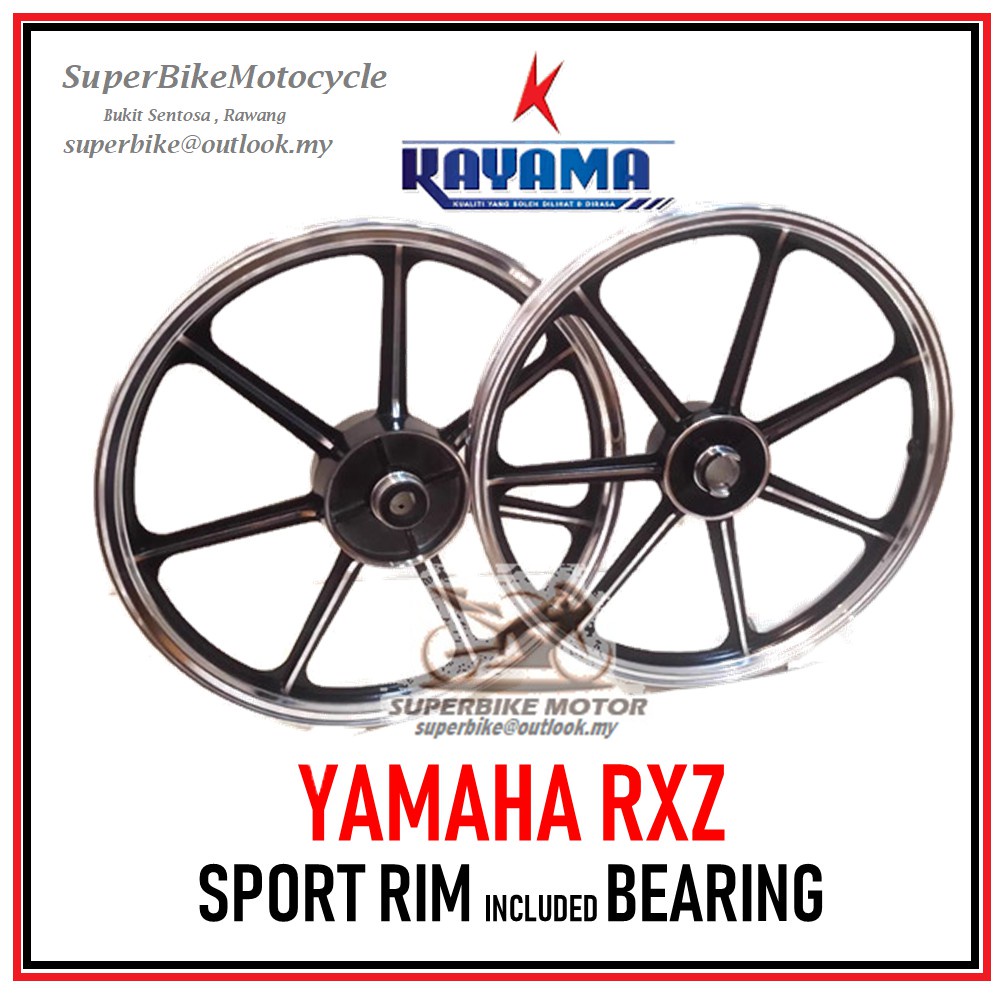 Yamaha RXZ - KAYAMA SL77 7L Sport Rim | Shopee Malaysia