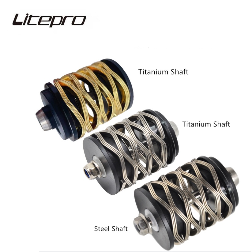 Litepro Rear Shock Steel /Titanium Axle Spring Suspension Rear Shocks ...