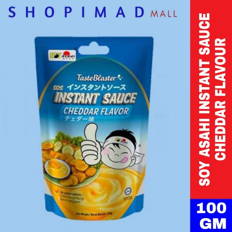 [100GM] SOY ASAHI INSTANT SAUCE CHEDDAR FLAVOUR | SERBUK CHEDDAR CHEESE ...