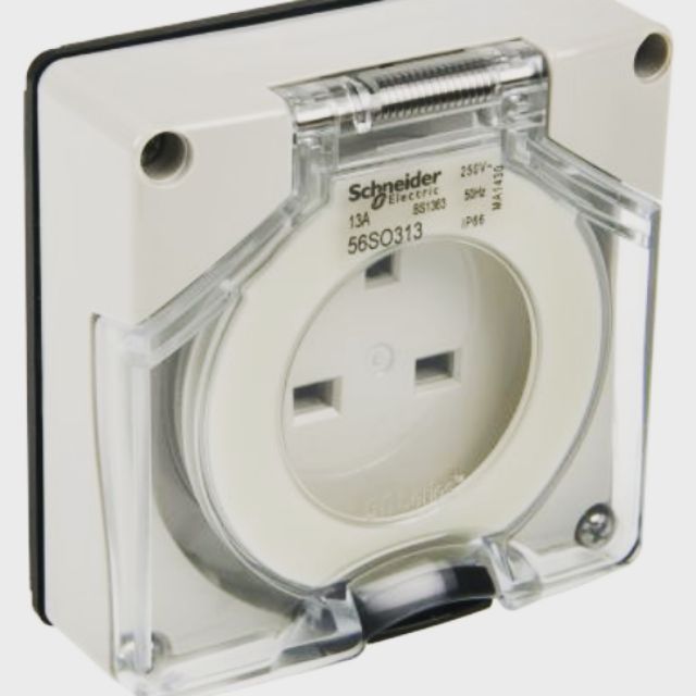 Schneider Weatherproof 13amp Socket | Shopee Malaysia
