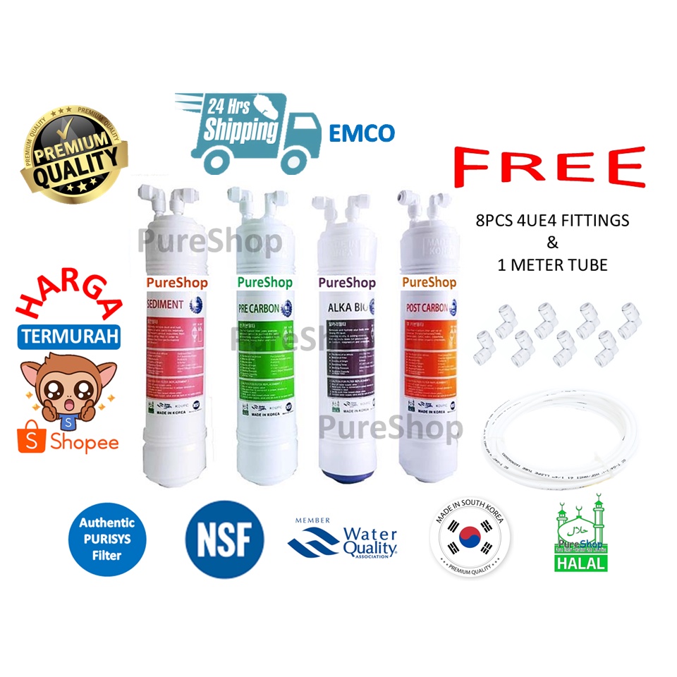 Brand New Purisys Korea Water Filter Halal Alka Bio Alkaline Filter ...