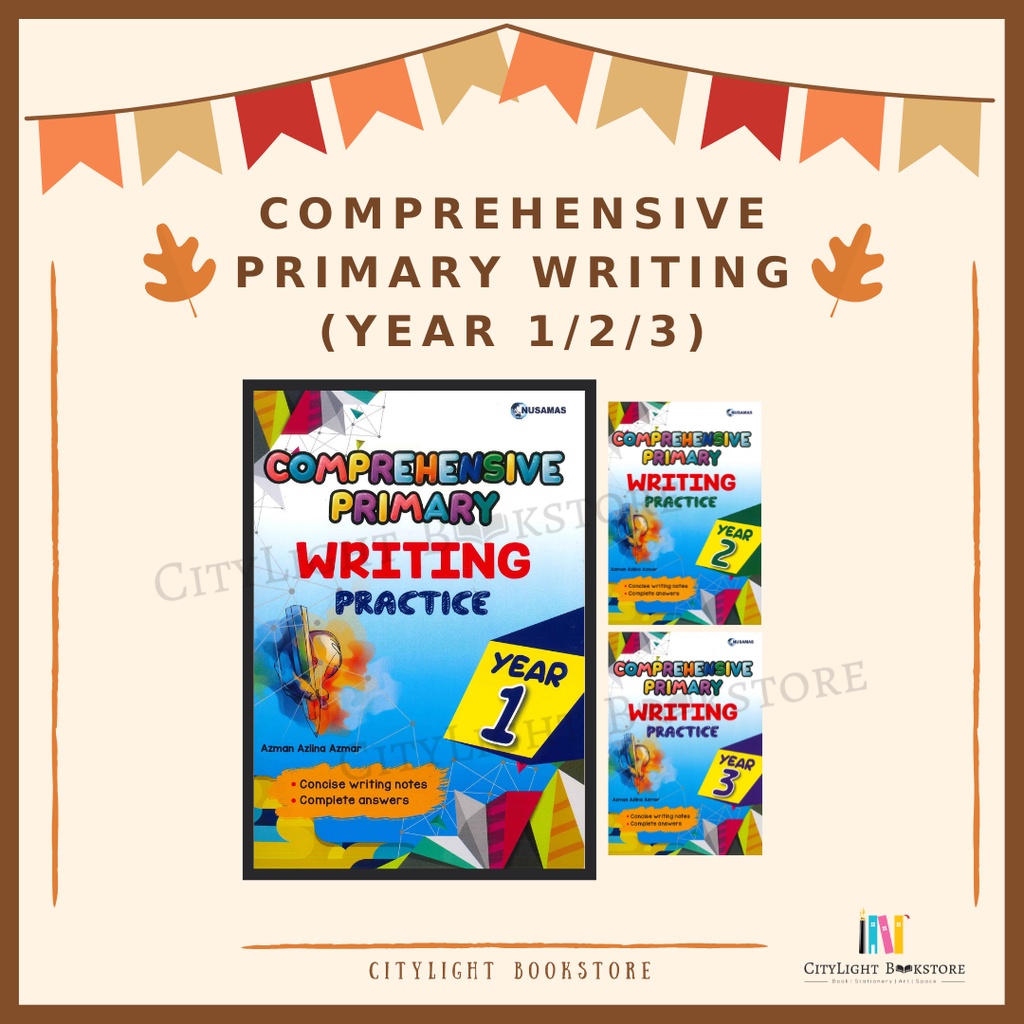  CITYLIGHT Buku Latihan Comprehensive Primary Writing Practice Year 1 