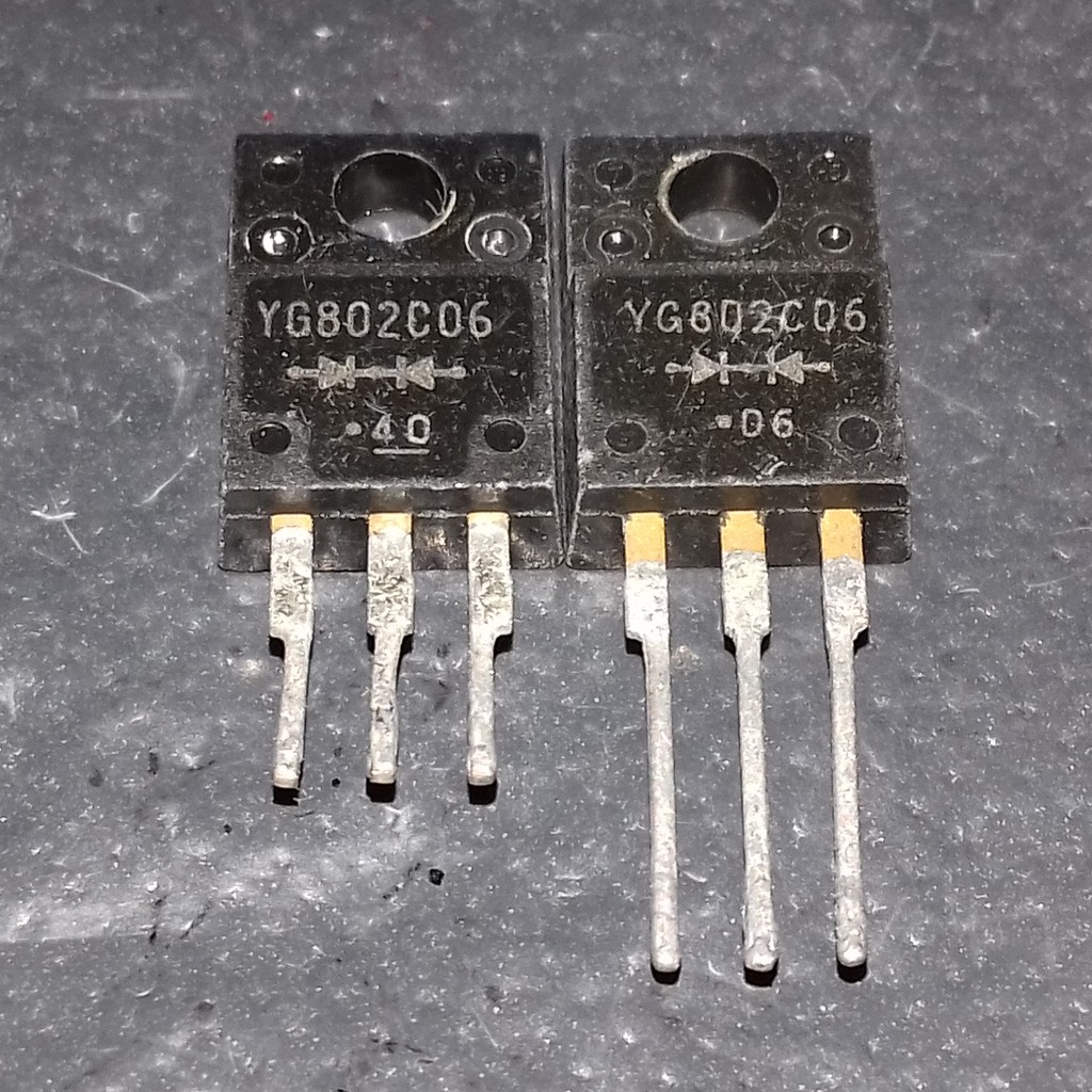 (D1092) YG802C06 YG802C06 10A 60V SCHOTTKY BARRIER DIODE (TERPAKAI ...