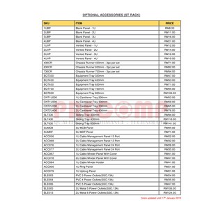 ST Rack 42U Floor Stand Server Rack (Perforated/Perspex) (ST-FS4266 ...