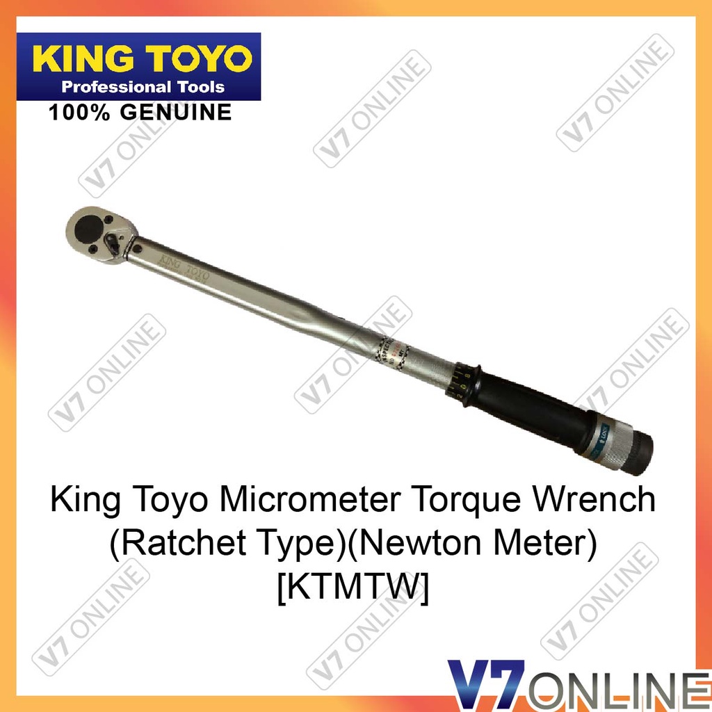 KING TOYO KTMTW-N030 Micrometer Torque Wrench (Ratchet Type) (Newton Meter) | Shopee Malaysia