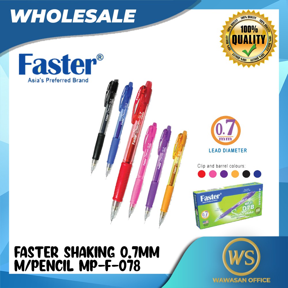 Faster Shaking Mechanical Lead Pencil (0,5mm & 0.7mm) | Shopee Malaysia