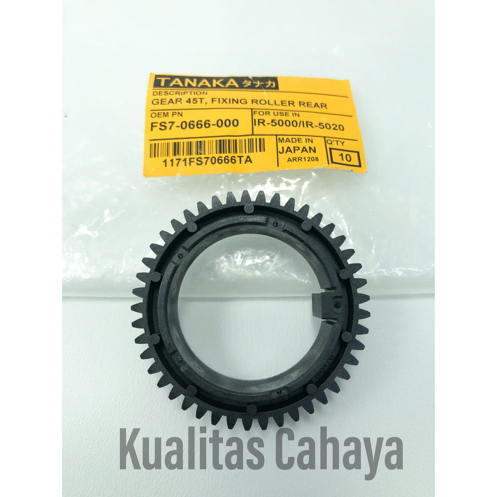 MESIN Gear 45T Photocopy Machine Canon IR 5000 FS7-0666-000 Tanaka ...
