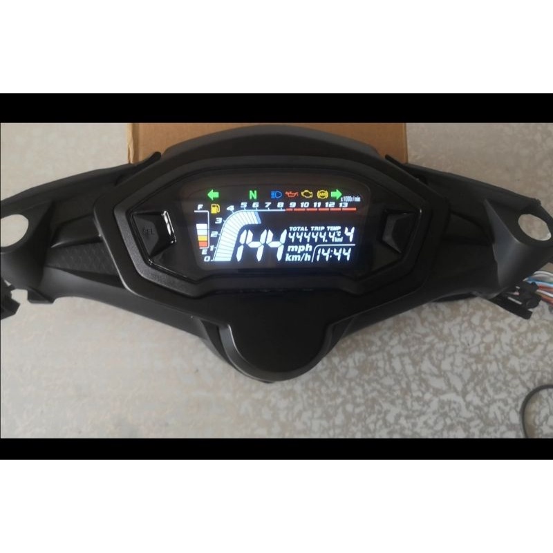 meter digital custom yamaha lc135 v2-v7 | Shopee Malaysia