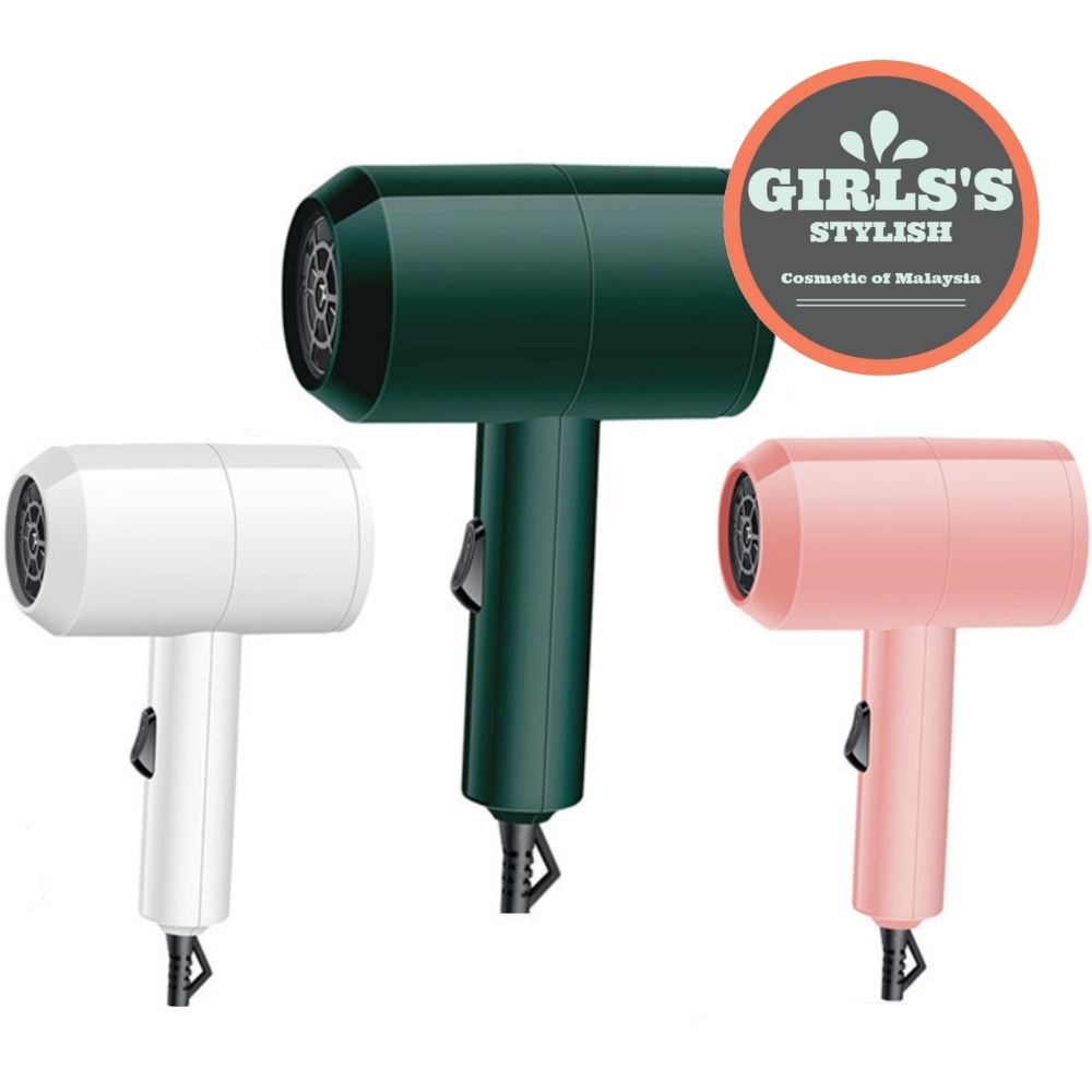 Mini Hammer Dryer 1200W Air Negative Ion (Extra Long Cable)Pengering ...