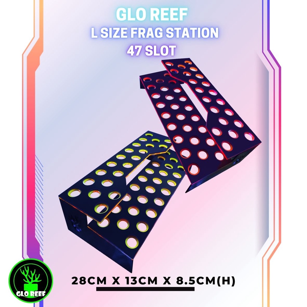 Gloreef Large frag rack 47 slot | Shopee Malaysia