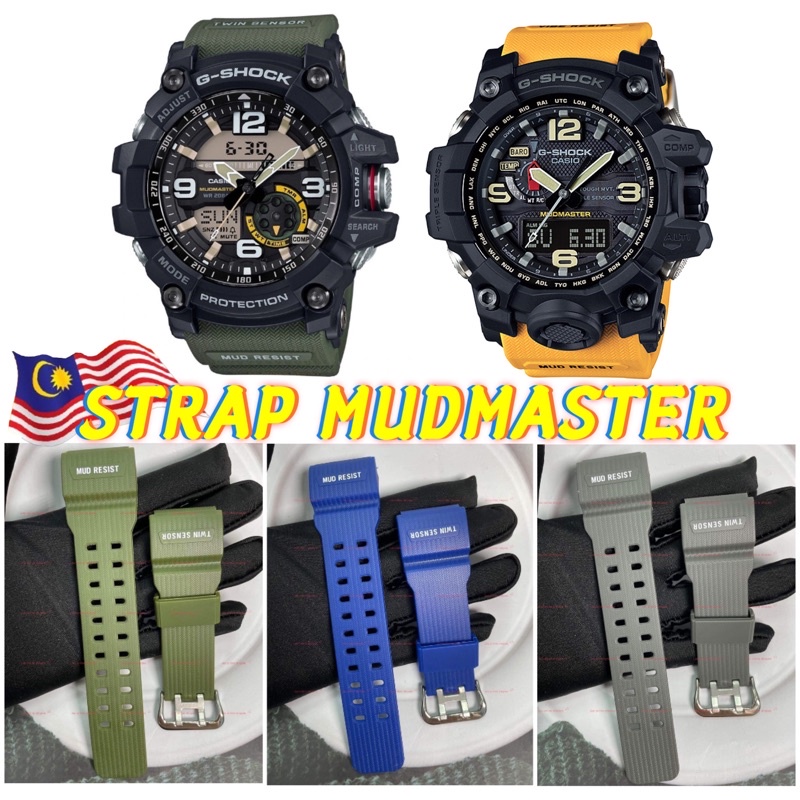 CASIO G-SHOCK STRAP MUDMASTER GWG-1000/ GG-1000/ GWG-100 GSG-100 Straps ...