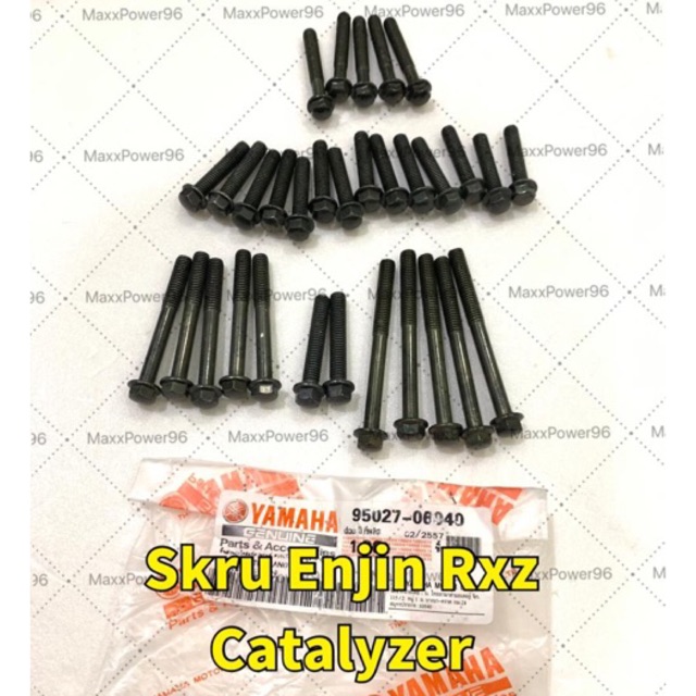 Skru Enjin Rxz Catalyzer (FULL SET) - Made in Thailand 💯 | Shopee Malaysia
