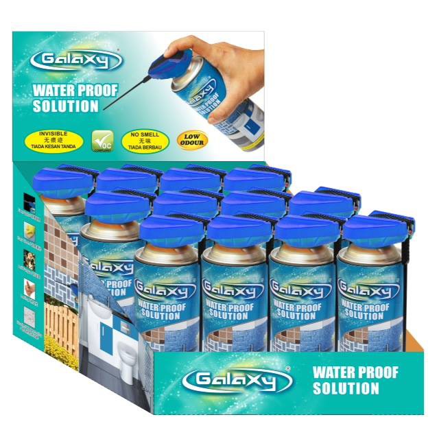 GALAXY INDOOR / OUTDOOR WATERPROOF SOLUTION SPRAY 400ML LEAK SPRAY TO ...