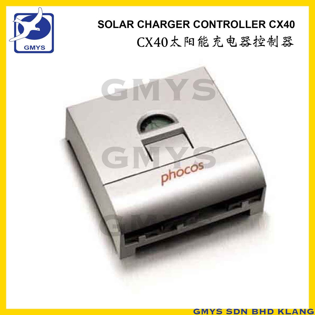 D16 - PHOCOS CX40 SOLAR CHARGER CONTROLLER | Shopee Malaysia
