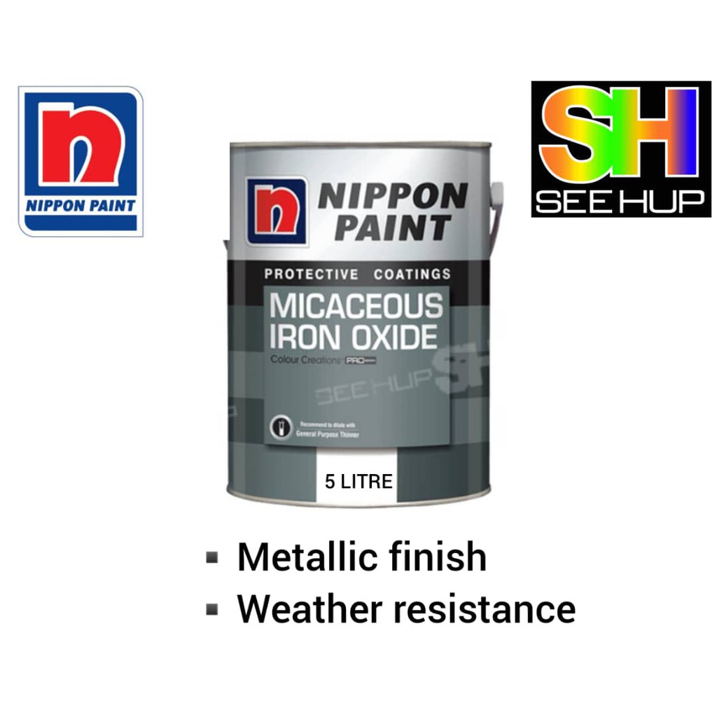NIPPON MIO 300 SILVER Micaceous Iron Oxide | Shopee Malaysia