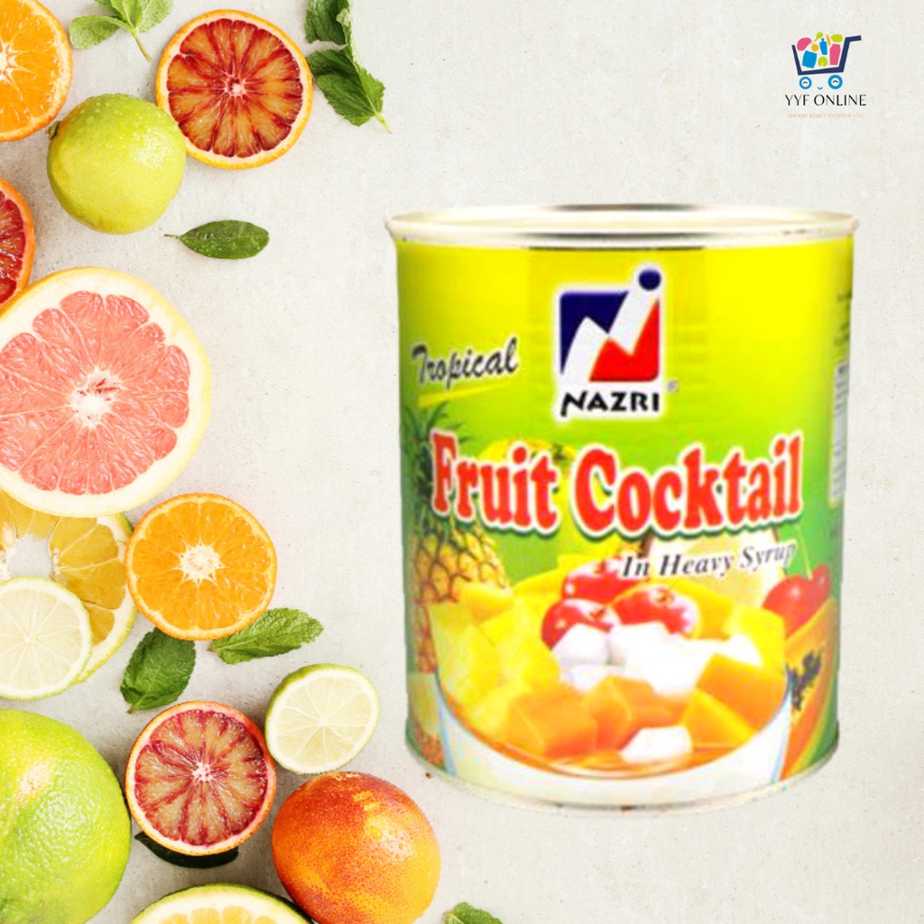 Nazri Tropical Fruit Cocktail in Heavy Syrup Buah-buahan Tropika Dalam ...