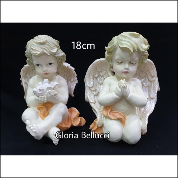 Limited - Statue Of Angel Gabriel Prayer Miniature Angel Pigeon ...