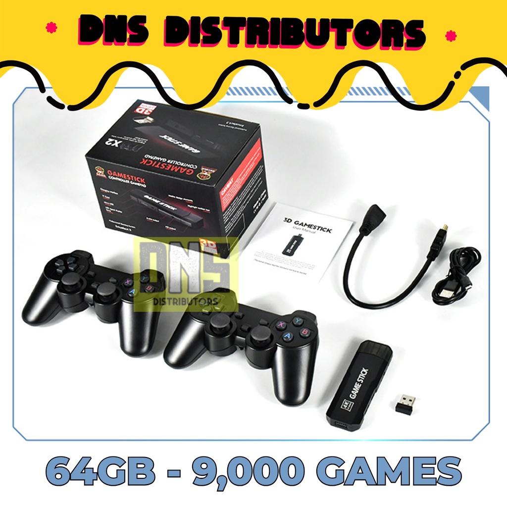 【🇲🇾24 Hours Fast Ship】4K HDMI GAME STICK TV Video Game Console 2.4G ...