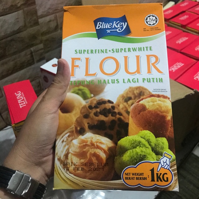 Blue key Self-Raising Flour | Cake Flour (1Kg )~ tepung kek | Shopee ...