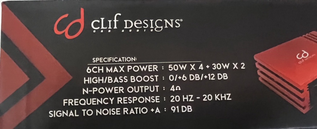 Base 2.5inch full range speaker tweeter with 6ch mini amp brand Clif ...