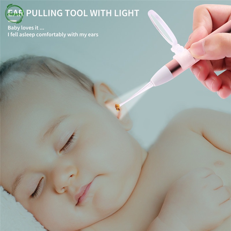 CF Light Ear Pick Spoon Glowing Earpick Children Visible Random Ear ...