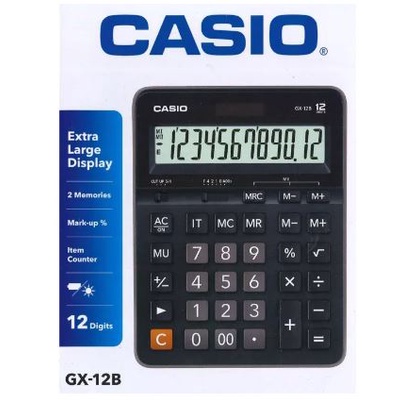 Casio GX-12B Extra Large Display 12 Digital Calculator | Shopee Malaysia