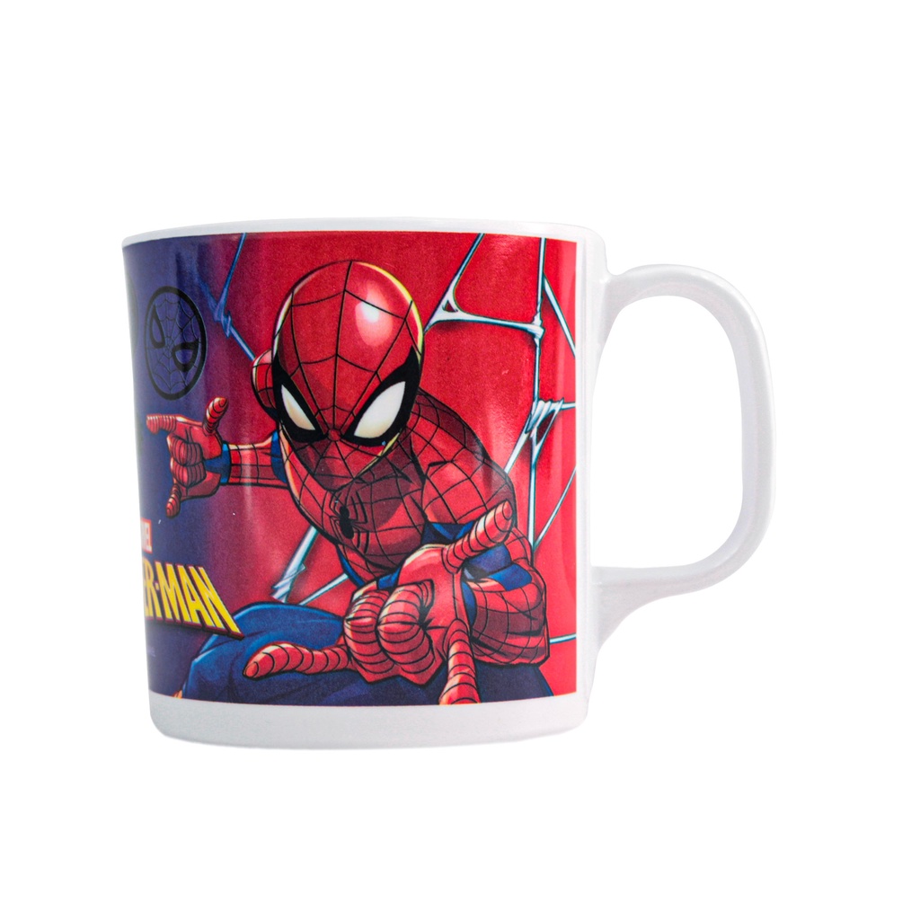 Marvel Spiderman Meal Set Plate Bowl Spoon & Fork Melamine Set Lunch ...