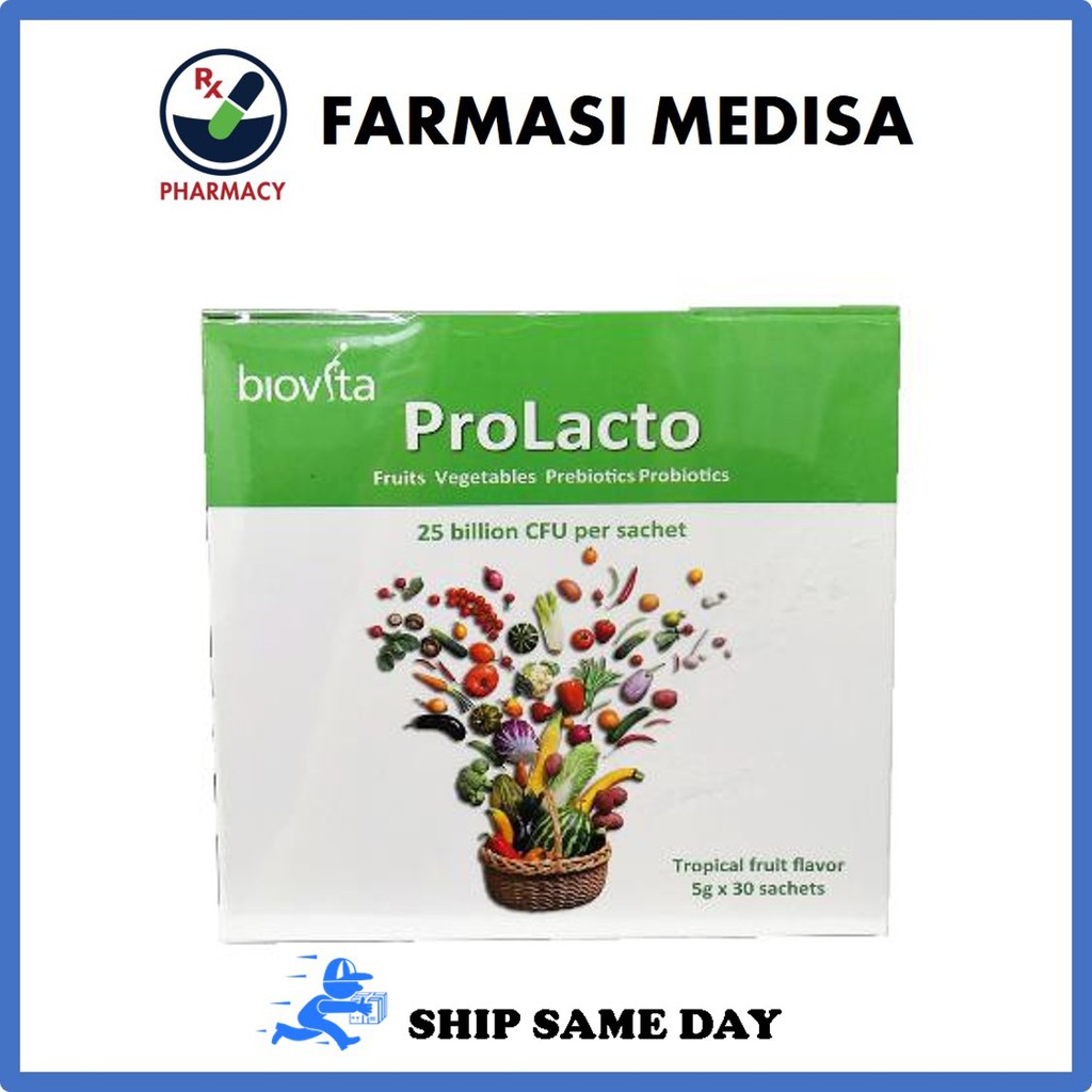 Biovita ProLacto 5g x 30s Fruits Vegetables Prebiotics Probiotics ...
