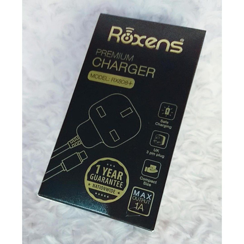 ORIGINAL ROXENS CHARGER FOR MICRO | Shopee Malaysia
