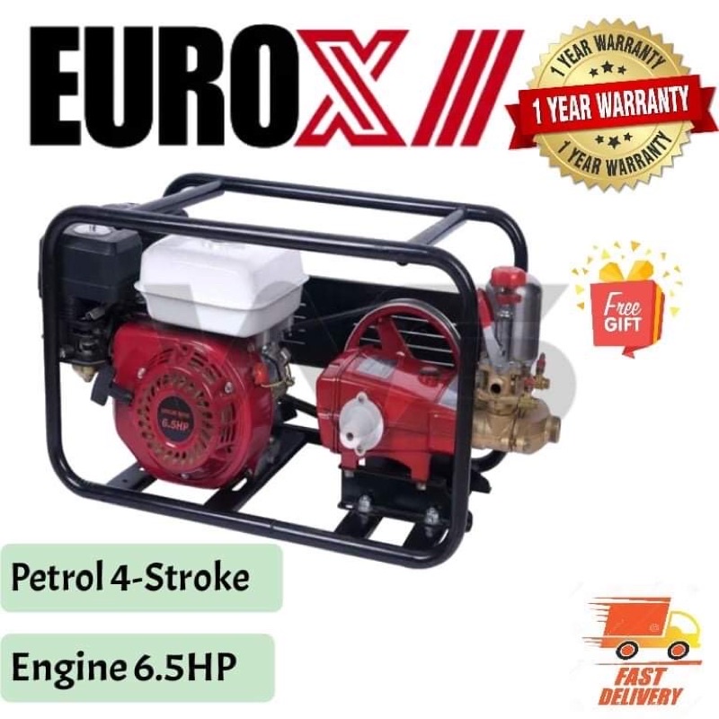 EUROX 6.5HP GASOLINE ENGINE PLUNGER PUMP POWER SPRAYER PPQ4508 | Shopee Malaysia