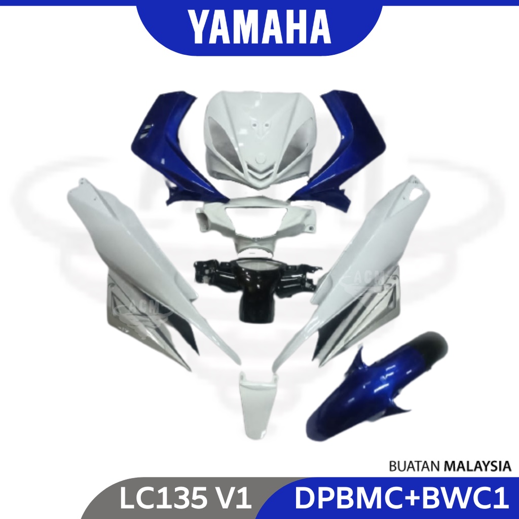 YAMAHA 135LC V1 4 Stroke Speed Body Cover Set Kit LC135 Coverset LCV1 ...