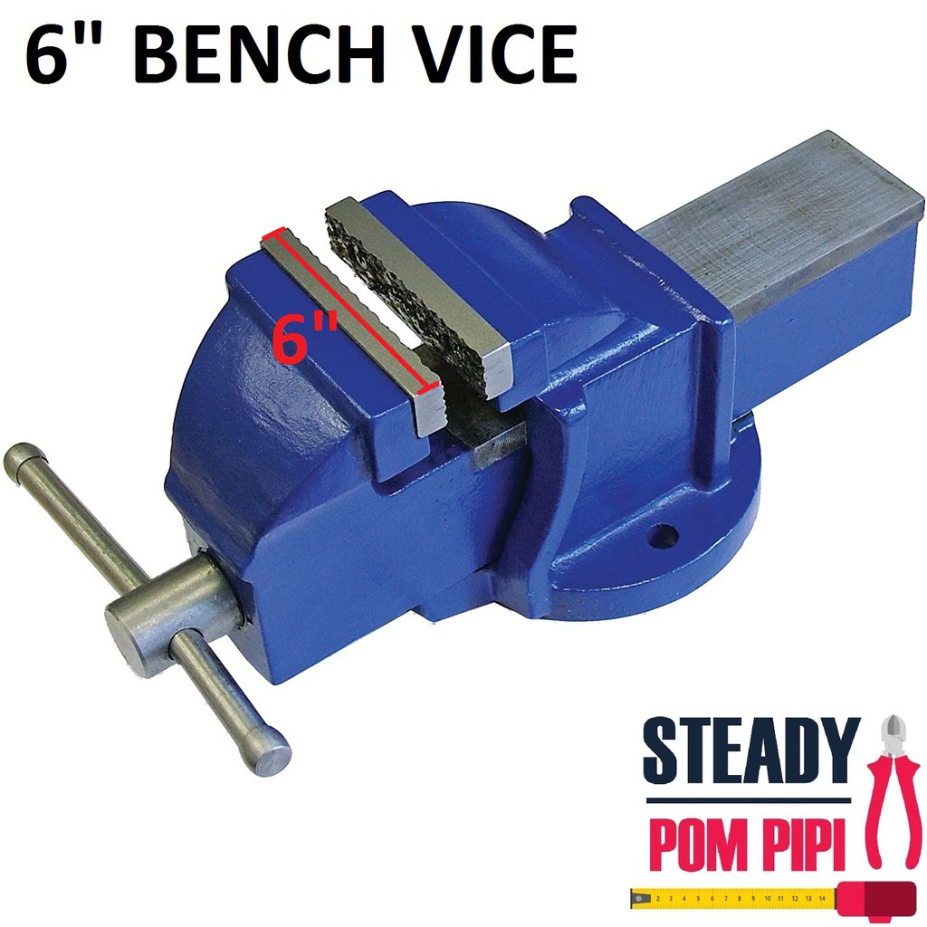 6" (150MM) EXTRA HEAVY DUTY TABLE BENCH VICE | Shopee Malaysia