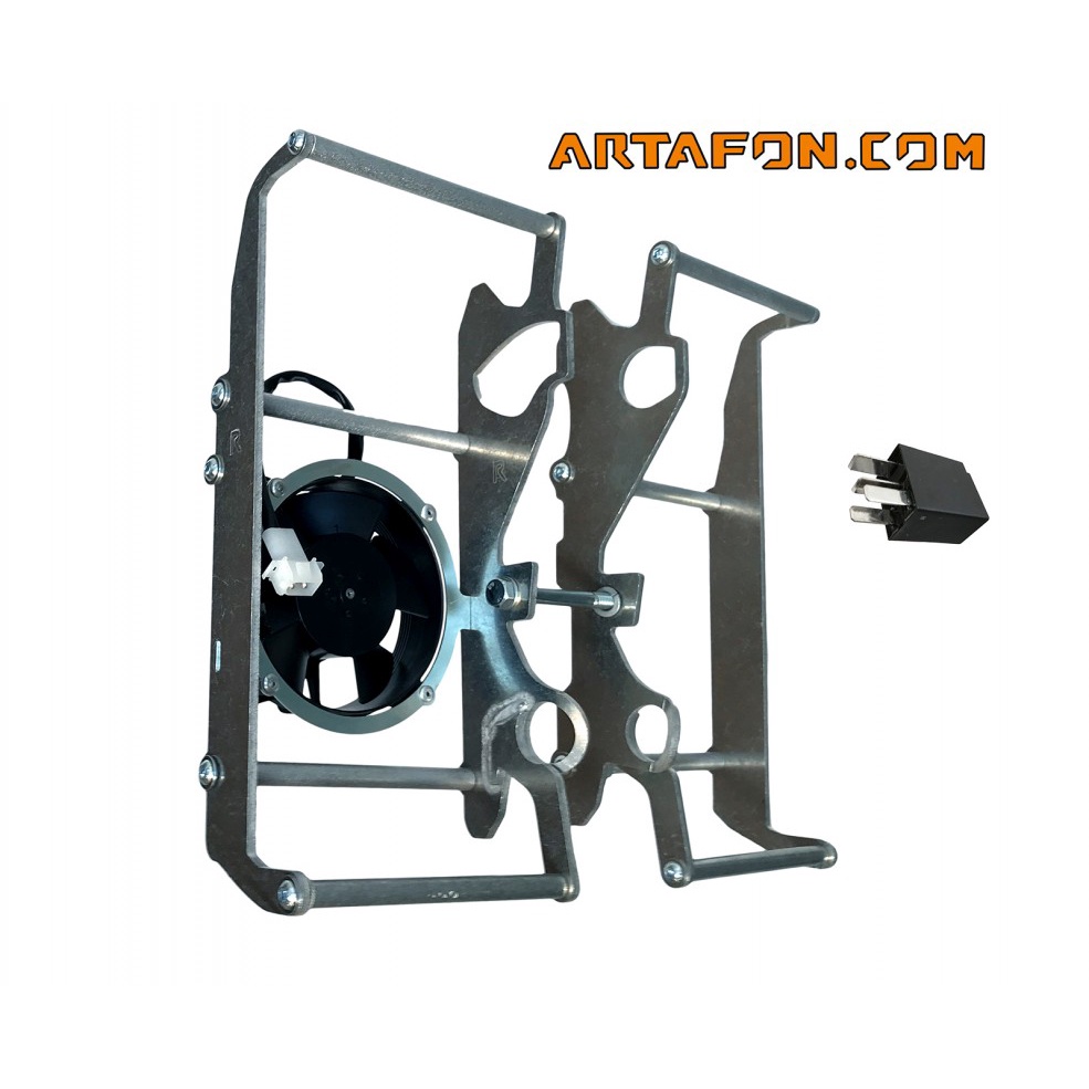 ARTAFON - RADIATOR GUARDS + SPAL FAN KTM HUSQVARNA GAS GAS 2021-2020 ...