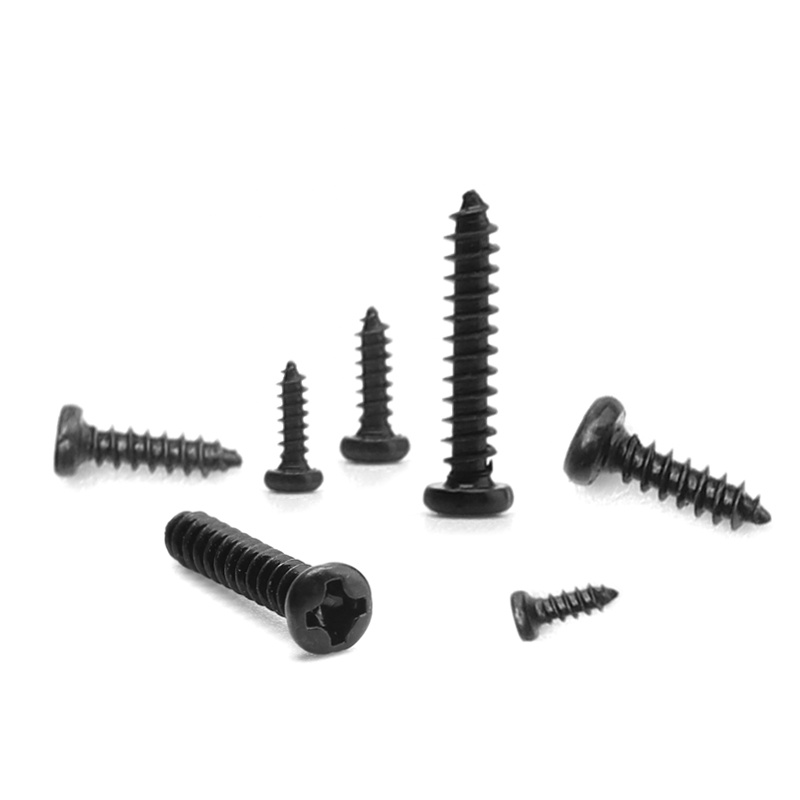 50pcs M1 M1.2 M1.4 M1.7 M2.5 M3 M4 Countersunk Head Screw Set Carbon ...
