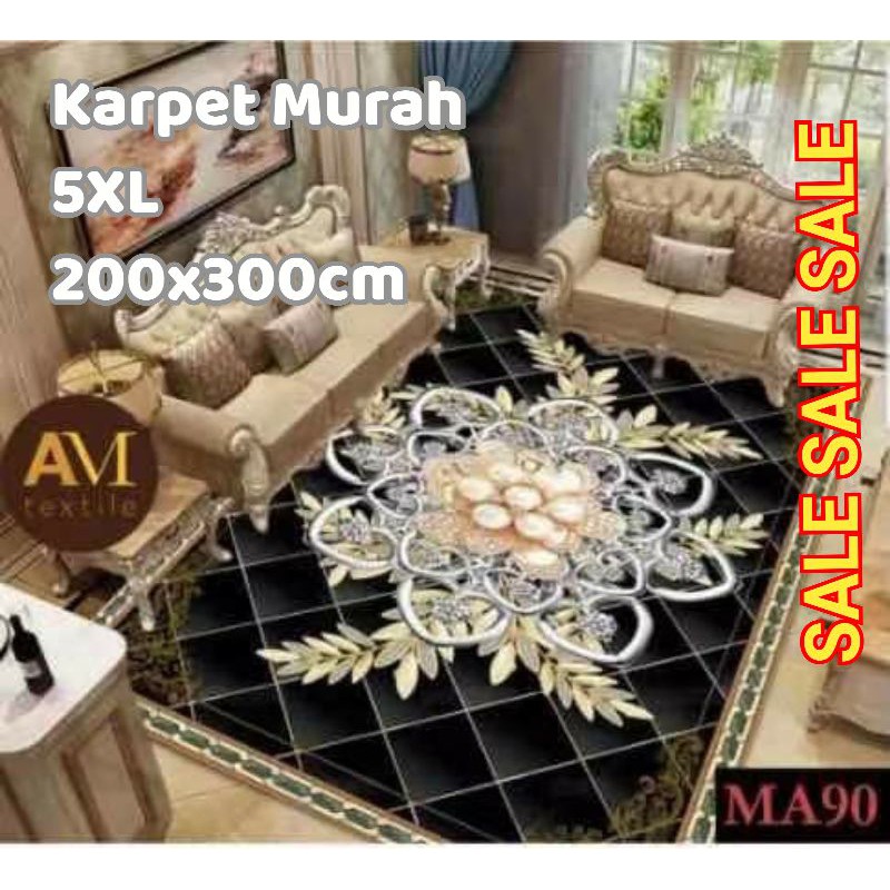 KARPET VELVET 3D SAIZ BESAR 5XL 💥MURAH 💥MURAH💥 | Shopee Malaysia